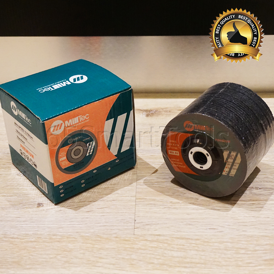 MillTec ใบเจียร์เหล็ก แบบบาง 2.5mm ขนาด 4 นิ้ว อย่างดี (25 ใบ) – 65SmartTools – เครื่องมือช่าง ...