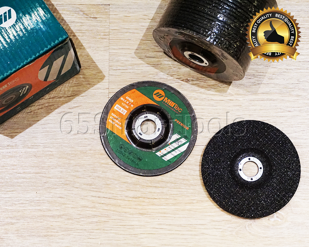 MillTec ใบเจียร์เหล็ก แบบบาง 2.5mm ขนาด 4 นิ้ว อย่างดี (25 ใบ) – 65SmartTools – เครื่องมือช่าง ...