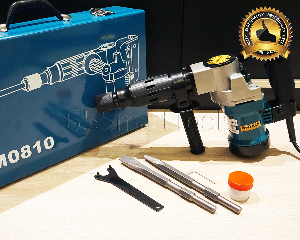 BERALA เครื่องสกัดเจาะทำลาย 1050w รุ่น HM0810 เหมาะสำหรับงานหนัก เจาะทำลายพื้น กำแพงได้หมด ...