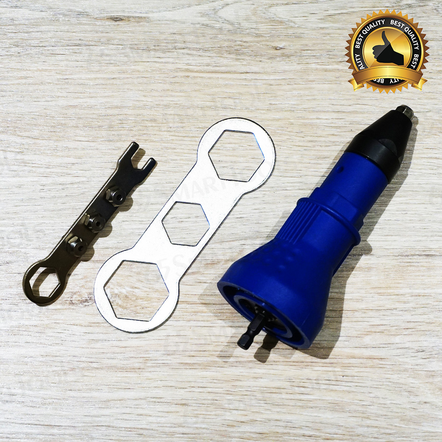 Rivet Drill Adapter หัวย้ำรีเวท สำหรับสว่านไฟฟ้า – 65SmartTools – เครื่องมือช่าง ราคาส่ง