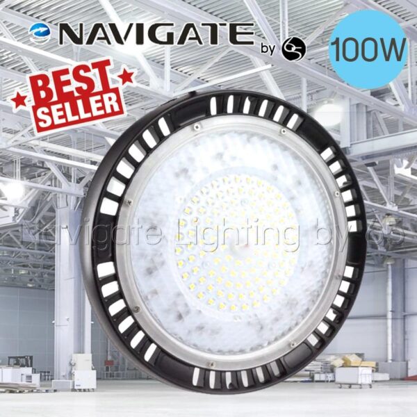 โคมไฟ High Bay LED 100วัตต์ แสงสีขาว (Daylight) - 65SmartTools - เครื่องมือช่าง ราคาส่ง
